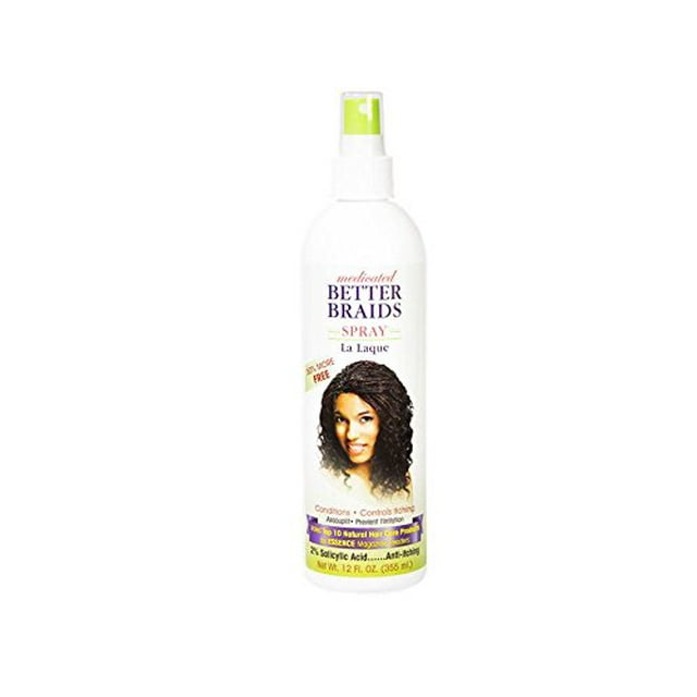 Better Braids Medicated Braid Hair Spray, 12 Oz - Walmart.com