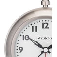 Big Ben Classic Alarm Clock – Silver Finish, 4.75W x 5.5H Analog ...