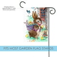Toland Home Garden Vintage Easter Bunny Flag, Double Sided, 12x18 Inch ...