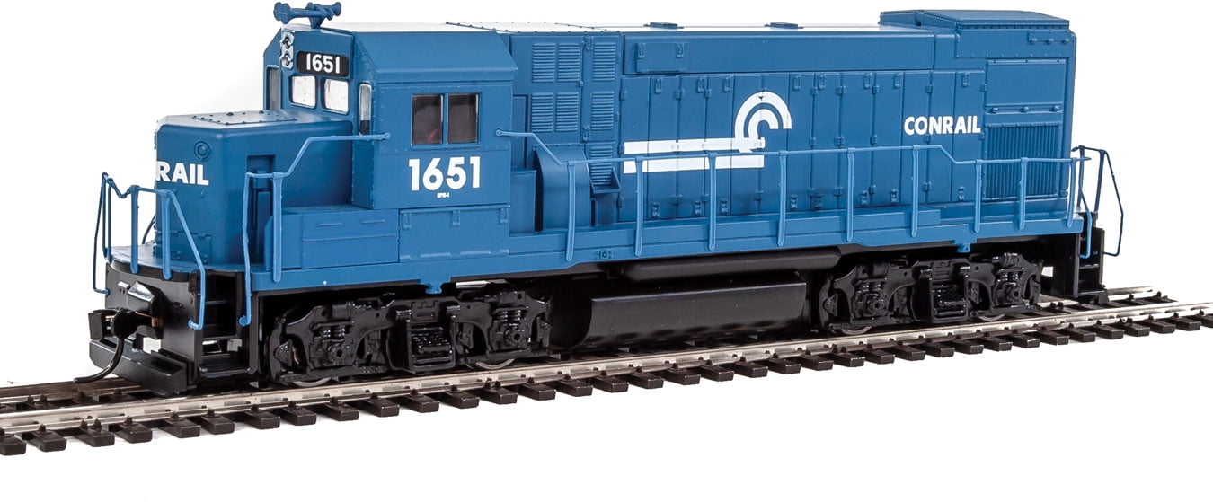Walthers Trainline HO Scale EMD GP15 Diesel Locomotive Conrail/CR (Blue) #1651 - Walmart.com