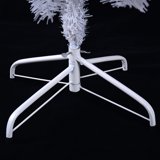 Costway 7Ft Artificial PVC Christmas Tree Stand Indoor Outdoor White ...