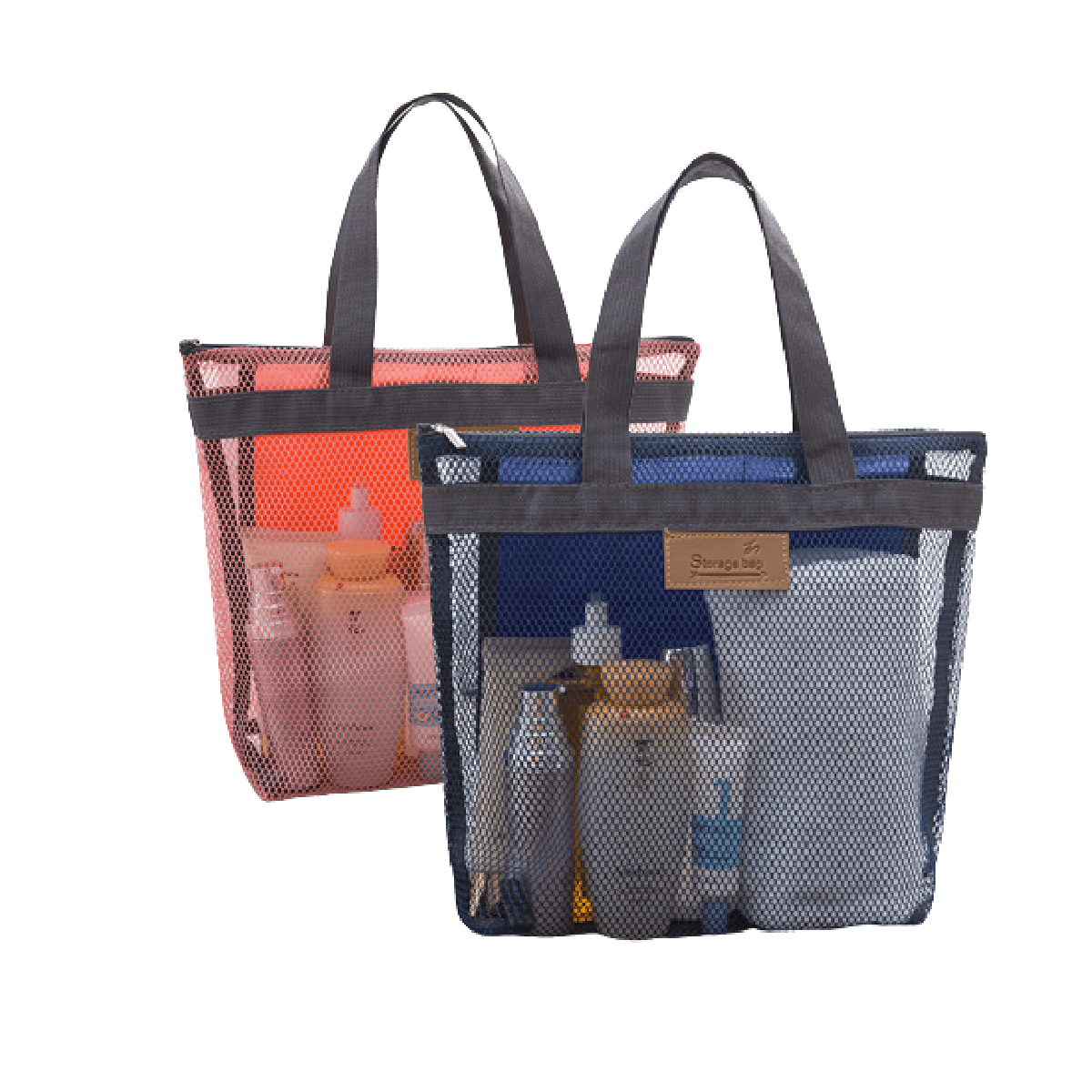 TRIANU 2Pcs Mesh Shower Caddy Quick Dry Shower Bag with Zipper Portable ... TRIANU 2Pcs Mesh Shower Caddy Quick Dry Shower Bag with Zipper Portable ...