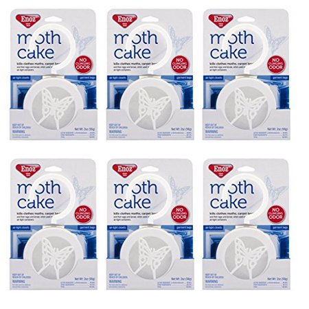 Enoz Moth Cake Kills Clothes Moths, Carpet Beetles, and Eggs and Larvae ...