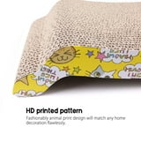 Prime Pets Reversible Cat Scratcher Board, Corrugated Cardboard, 16 ...