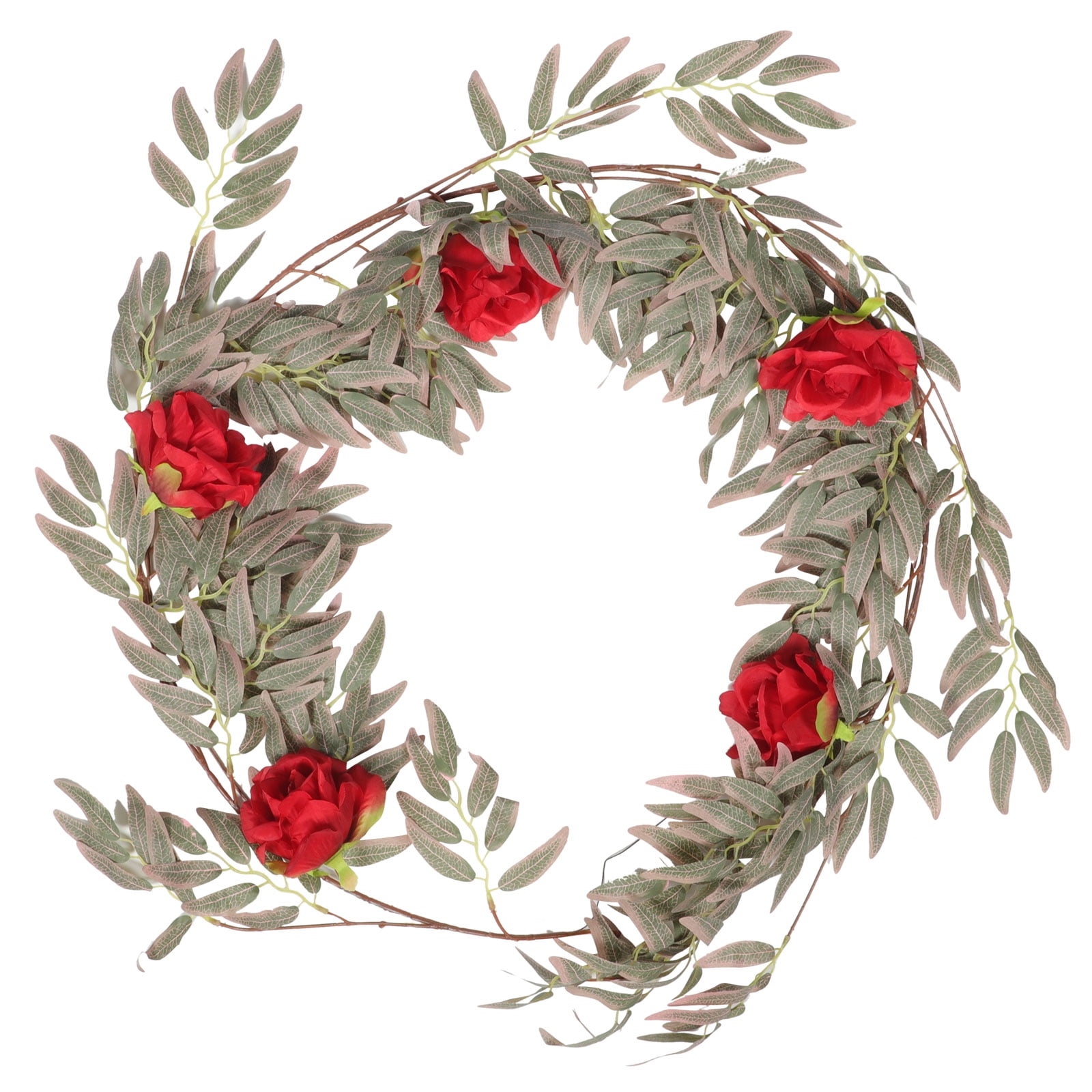 Artificial Flower Vine Wicker Rose Vine Hanging Vine Decor Wedding Vine ...