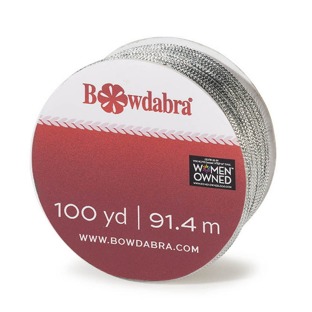 Darice Bowdabra Silver Bow Wire, 100 Yard Value Pack - Walmart.com ...