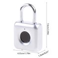 Fingerprint Padlock for Smart Keyless Thumbprint Bio-metric Lock ...