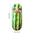 rourlinge Silent Watermelon Strip Happy Watermelon Plush Toy Doll Home ...
