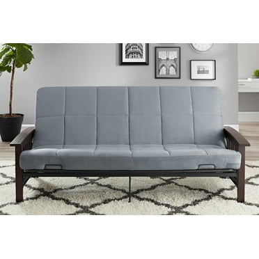 Mainstays Futon, Blue and Black - Walmart.com