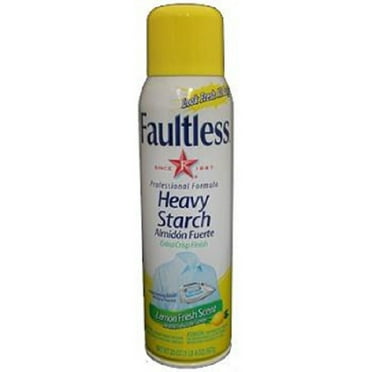 Faultless Crisp Finish Fabric Ironing Spray Starch with Heavy Hold, 20 ...
