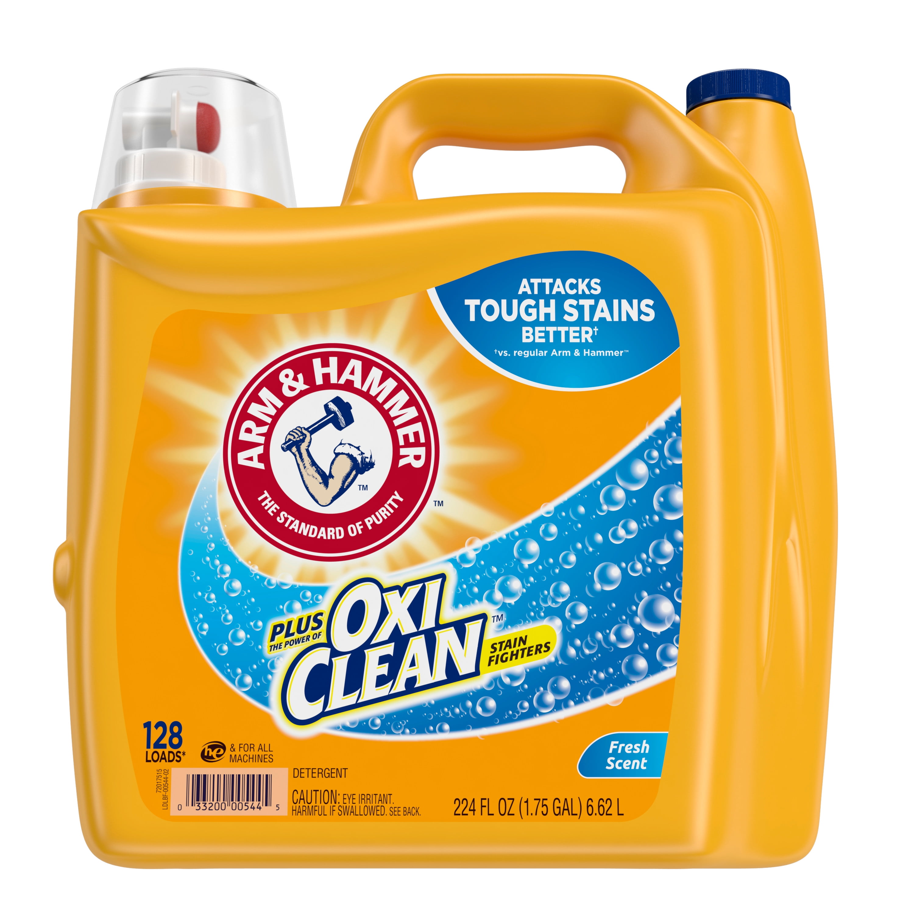 Arm Hammer Plus OxiClean Fresh Scent 128 Loads Liquid Laundry Arm Hammer Plus OxiClean Fresh Scent 128 Loads Liquid Laundry