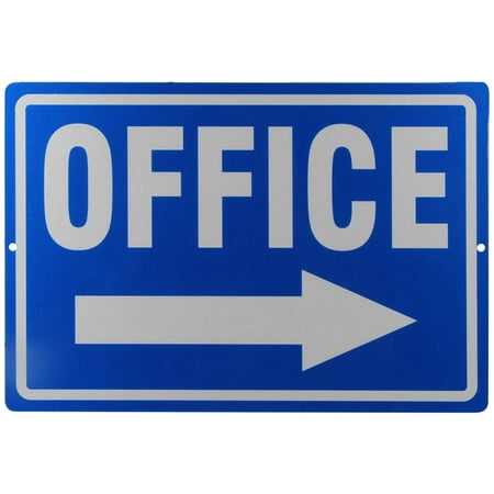 Office Arrow Sign Aluminum Reflective UV Protected and Weatherproof 7 x ...