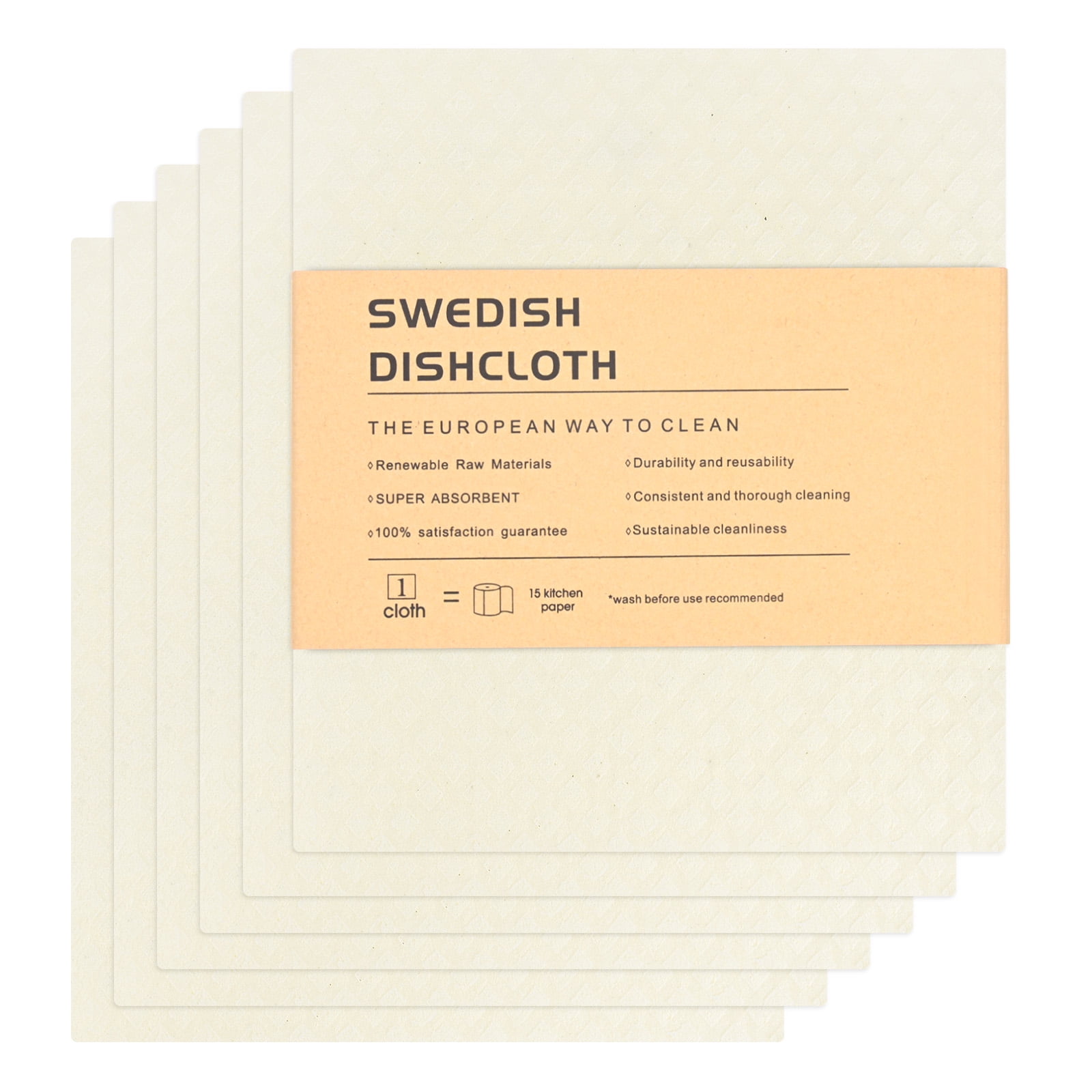 Click here for Uxcell 6-Pack Swedish Dishcloths For Kitchen  7X8... prices