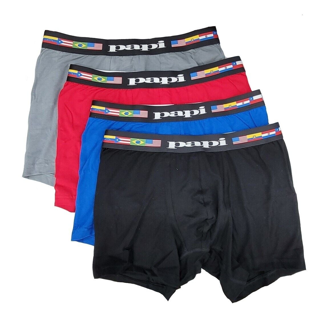 Papi Men's Pride Boxer Briefs 4 Pack - 990003 (ALBP, Large) - Walmart.com