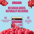 Smash Foods Raspberry Jam, No Sugar Added, Low-Calorie, Vegan (2 Jars ...