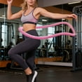 Foldable Weighted Hoop for Core Workout and Fitness Training Outdoor ...