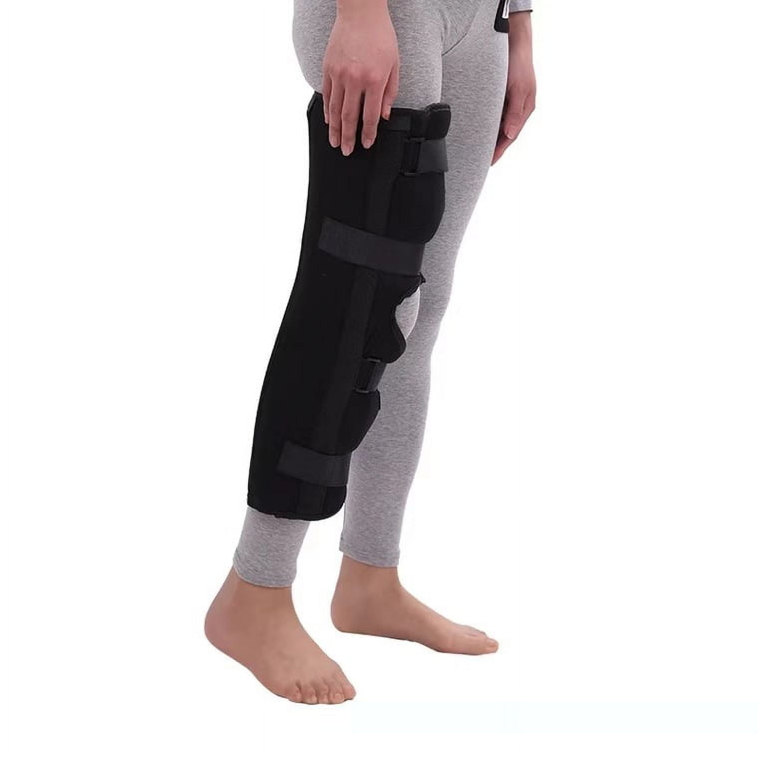 Adjustable knee joint fixation brace with steel plate knee joint ...