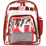 K-Cliffs Unisex Heavy Duty Clear 17in Backpack PVC Work Security School ...