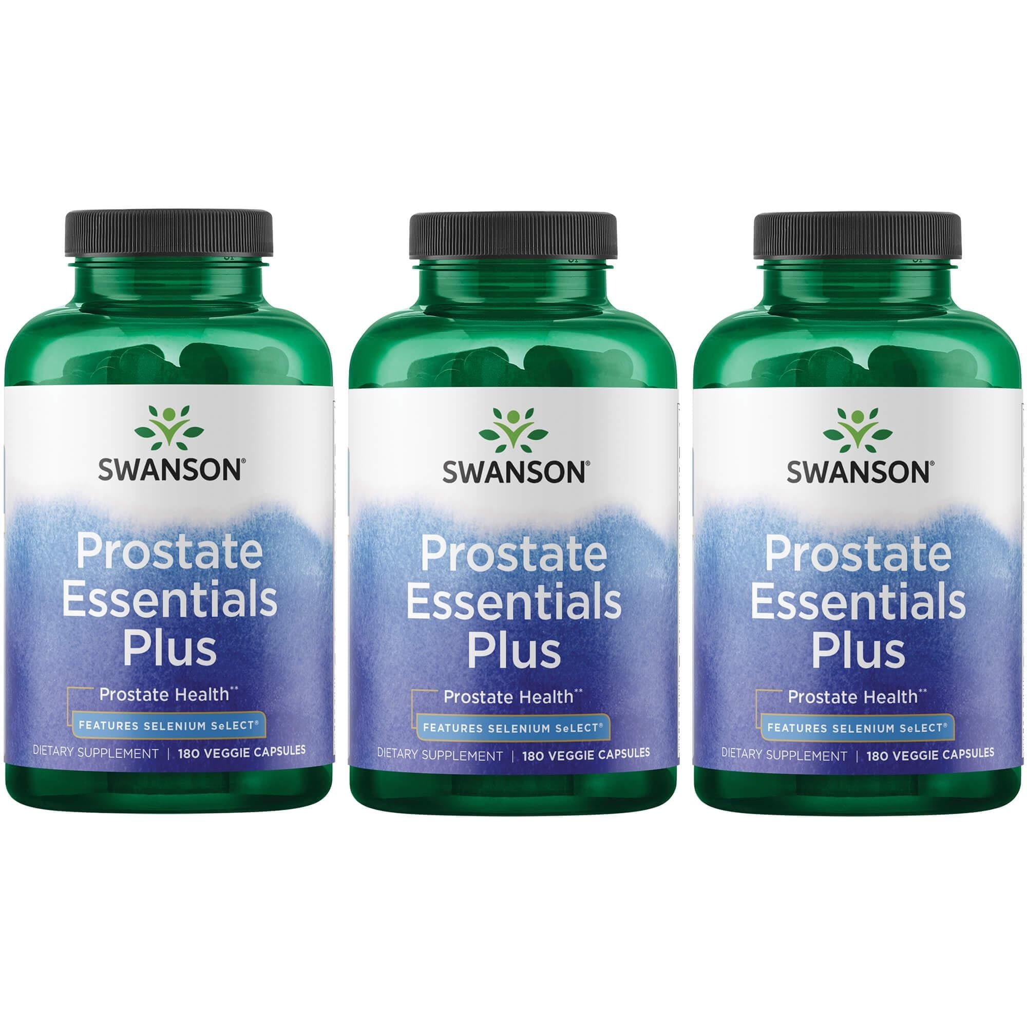 Swanson Prostate Essentials Plus - Features Selenium Select 180 Veg ...