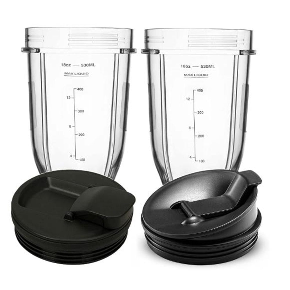 Para vaso Nutri Ninja de 18 oz con 2 tapas de sellado, apto para ...