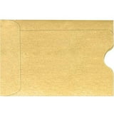Credit Card Sleeve (2 3/8 x 3 1/2) - Gold Metallic (250 Qty.) - Walmart.com
