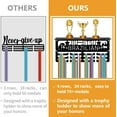 Brazilian Jiu-Jitsu Medal Hanger Display Trophy Shelf Metal Medal ...
