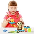 Play Brainy 65 Pc Kid's Monkey Balancing Scale and Counting Math Game ...