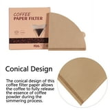 BE-TOOL 100Pcs Cone Coffee Filter Papers Log Pulp Filter Cup Coffee ...