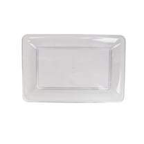 Uxcell 8x6" Fast Food Tray, Plastic Multi-Purpose Rectangle Serving ...