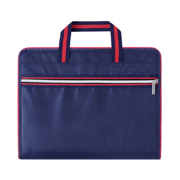 A4 File Expandable Folder Organizer Folder Pockets Folder Dark Blue ...