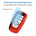 for Ford Key Fob Cover with Keychain,Key Fob Cover Case Shell for Ford Explorer Fusion Escape ...