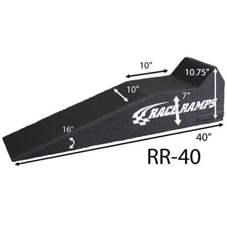 Race Ramps RMPRR-40 40 x 10 in. Sport Ramp with 7 in. Lift Height & 16 ...