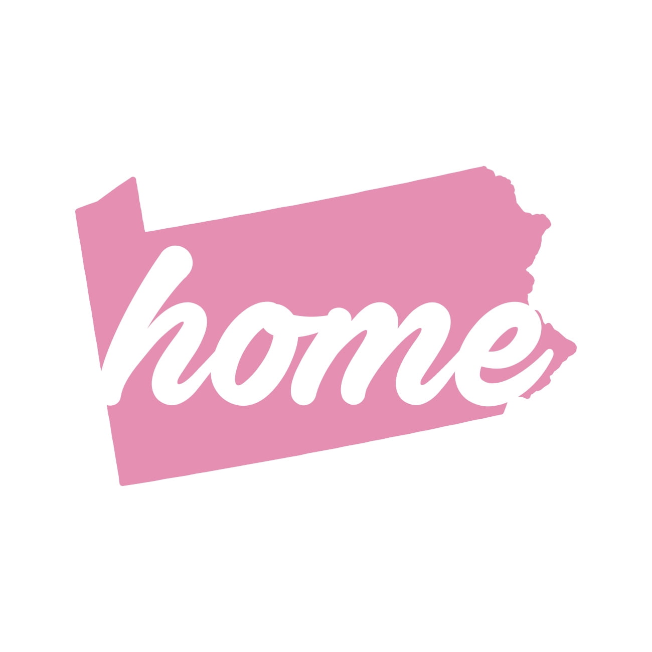Pennsylvania Home Sticker Decal Die Cut - Self Adhesive Vinyl ...
