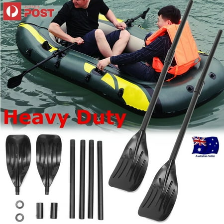 2 X 113cm PVC Boat Float Afloat Oars Paddles Kayak Raft Canoe ...