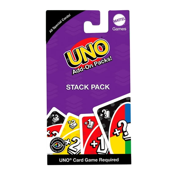 UNO Add-on-Packs Swap Pack Card Game for Kids, Family & Game Nights ...