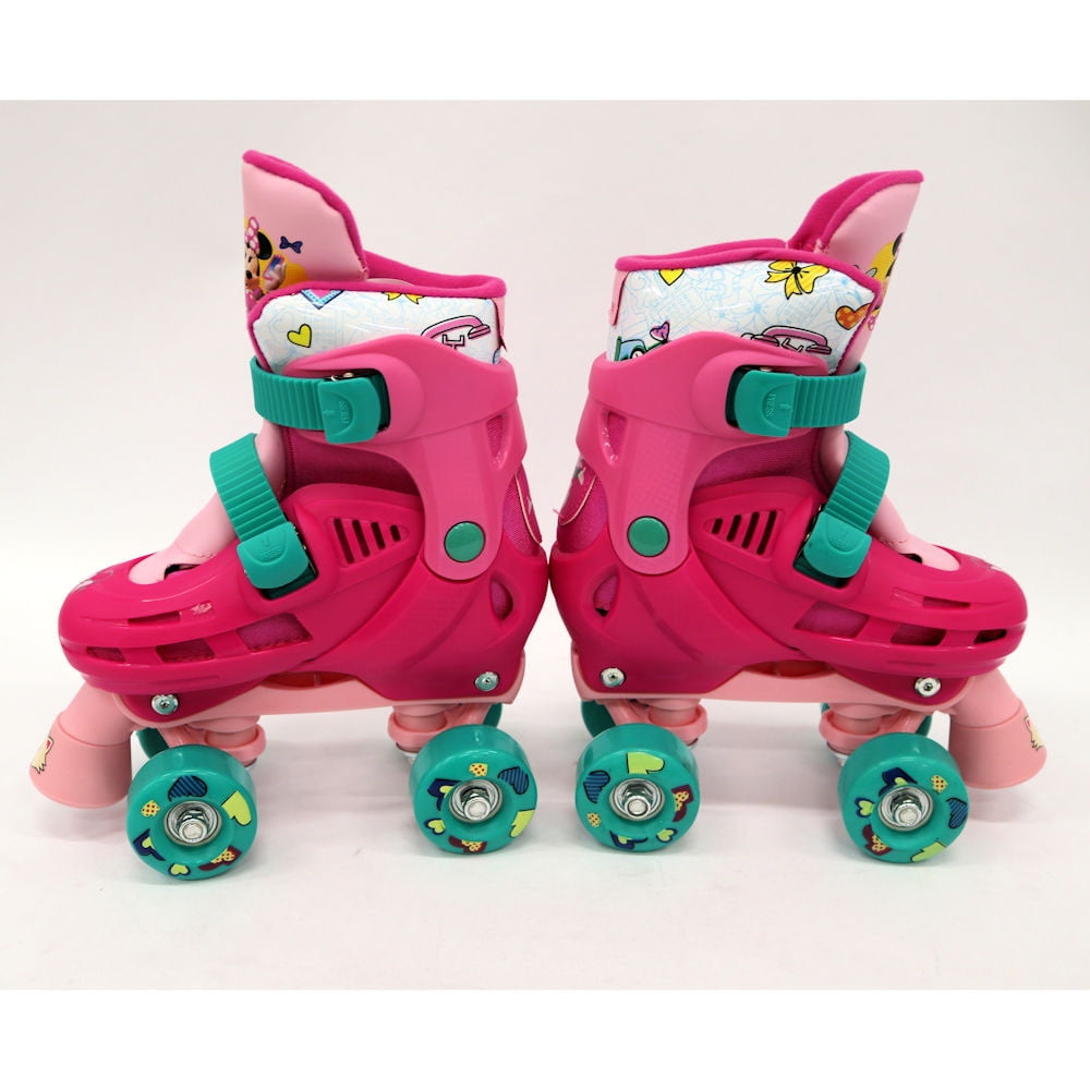 High quality goods Pink Roller J10-j13 Adjustable Quad Skates Disney ...