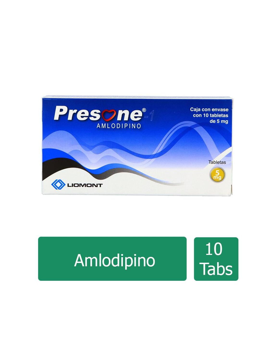 Presone 5 mg tabletas 10 pzas | Walmart en línea