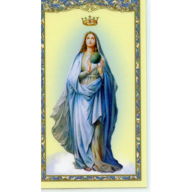 Hail, Holy Queen holy card - laminated - Pack of 25 - Walmart.com