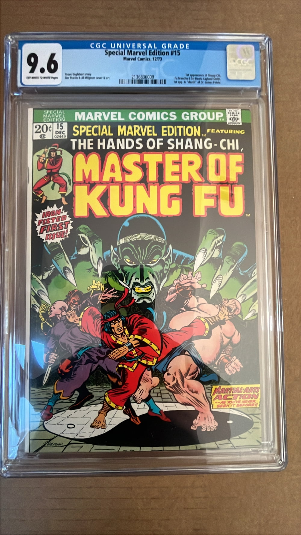 Special Marvel Edition #15 - CGC 9.6 Comic Book - Walmart.com