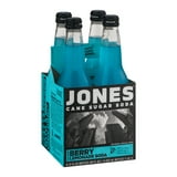 Jones Soda Berry & Lemonade Soda Pop, 12 Fluid Ounces, 4 Pack Bottles ...