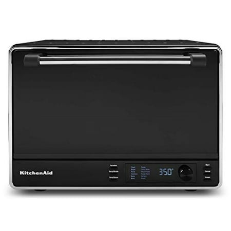 KitchenAid KCO255BM Dual Convection Countertop Toaster Oven, 12 preset ...