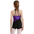 inhzoy Kids Girls Sequins One Piece Gymnastics Leotards Jumpsuit Jazz ...