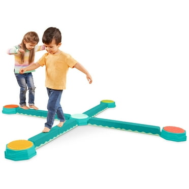 Battat Busy Beams Set with 8 Balance Beams and 5 Sensory Pods, Toddler ...