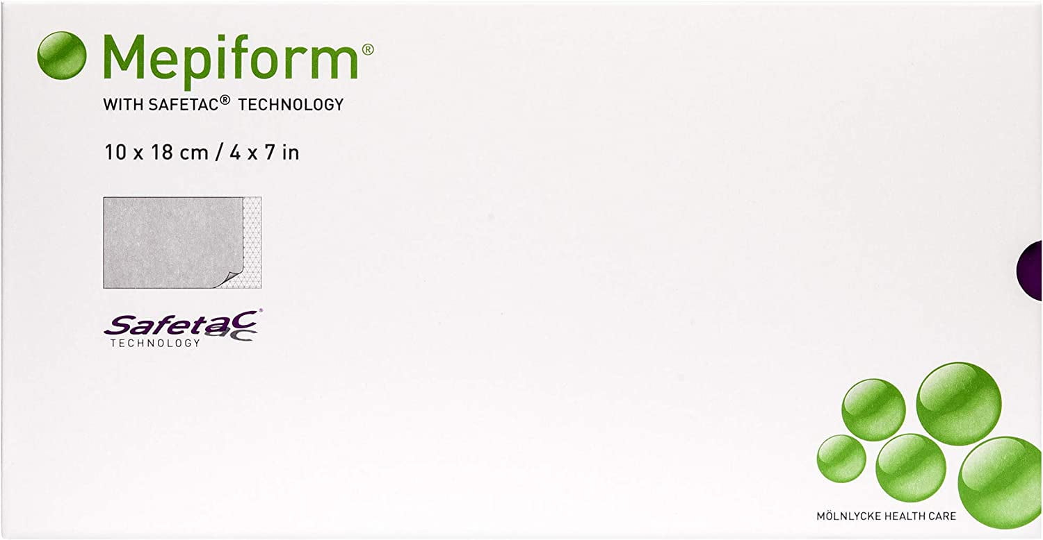 Mepiform With Safetac Technology 4"X7", 5 Count, Self Adherent Soft ...