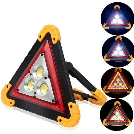 Portable LED Work Light, Emergency Warning Flashlight Traffic Light ...