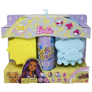 Barbie Color Reveal Sunshine & Sprinkles Fashion Doll with Pet ...