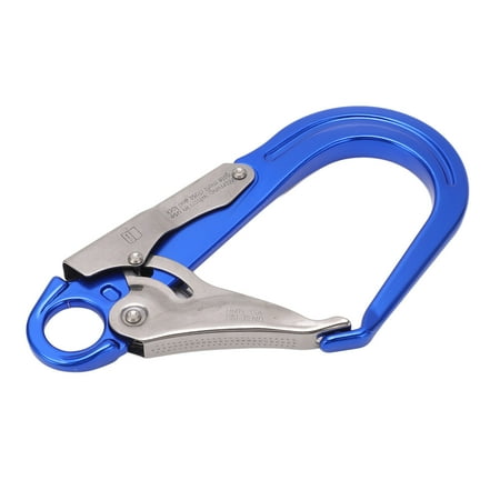 Rock Climbing Hook, Double Press Design 25KN Tension Locking Carabiner ...