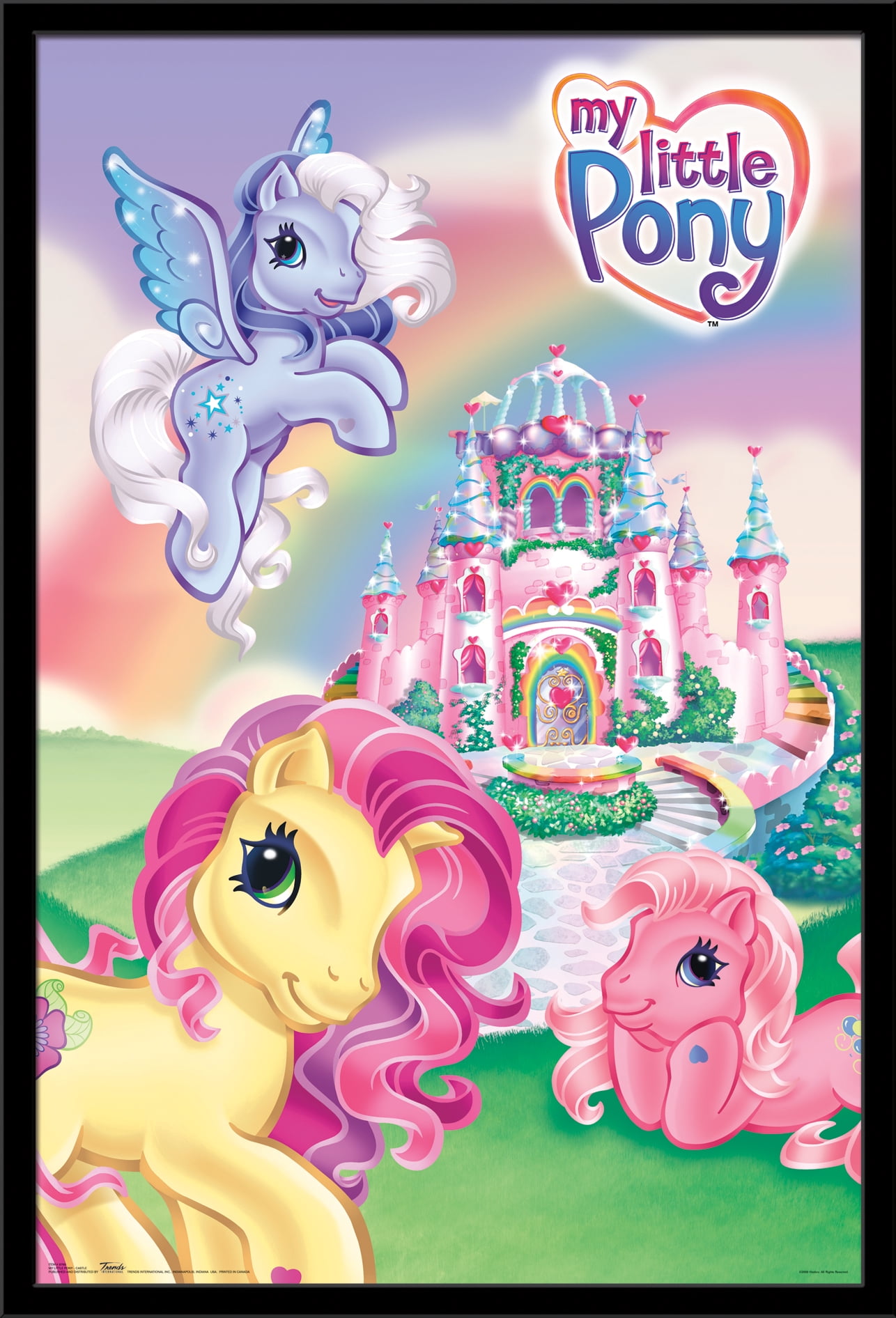 Hasbro My Little Pony - Castle Wall Poster, 22.375" x 34", Framed ...