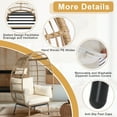 UbesGoo Wicker Egg Chair, Indoor/Outdoor with Thick Cushion and Pillow ...