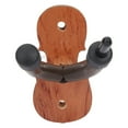 Violin Viola Wall Mounted Hanger Holder Solid Wood Anti-skid Heavy Duty ...